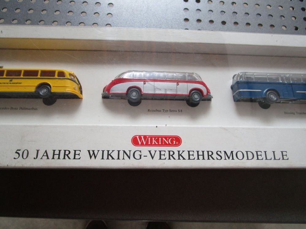 WIKING HO 1/87 VERKEHRSSMODELLE 50 JAHRE SET OVP SELTEN BUSE (Gebraucht ...