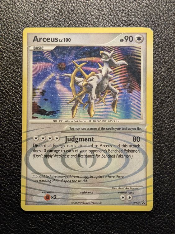 Pokemon Arceus DP50 Black Star Promo Arceus Set English (Gebraucht) in ...