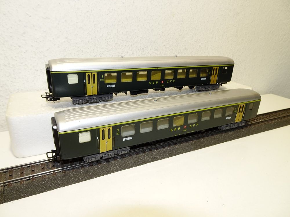 2 Märklin Personenwagen SBB A2561 HO 4066 (15) (Gebraucht) in Luzern für CHF 25.9 – mit ...