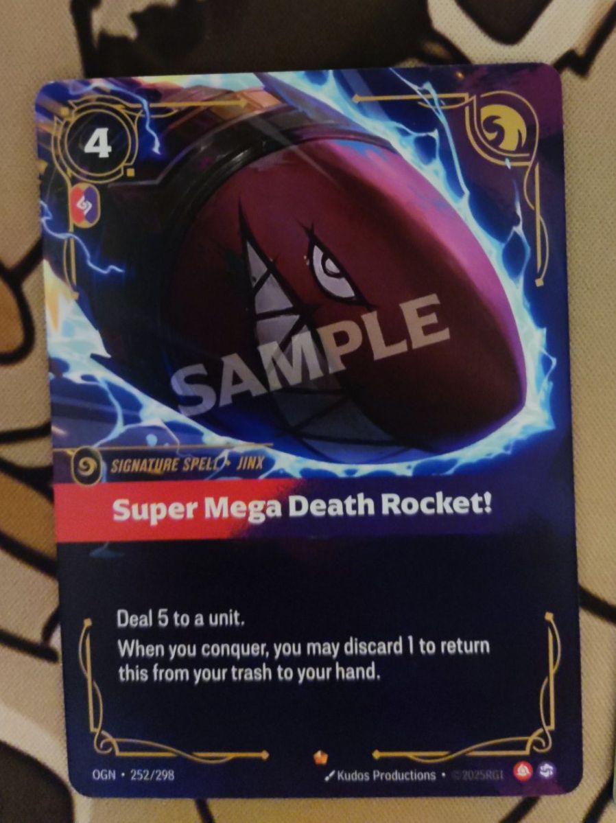 Riftbound - Super mega death rocket - Exclusive event Sample (Neu ...