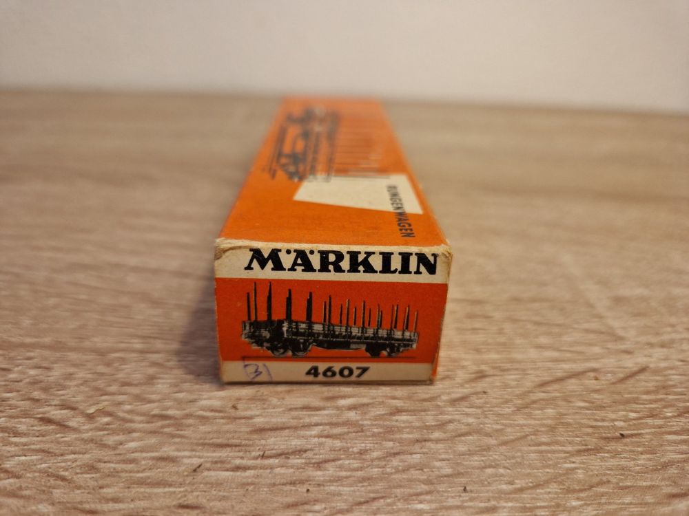 Märklin 4607 Rungenwagen DB H0 (3) | Kaufen auf Ricardo