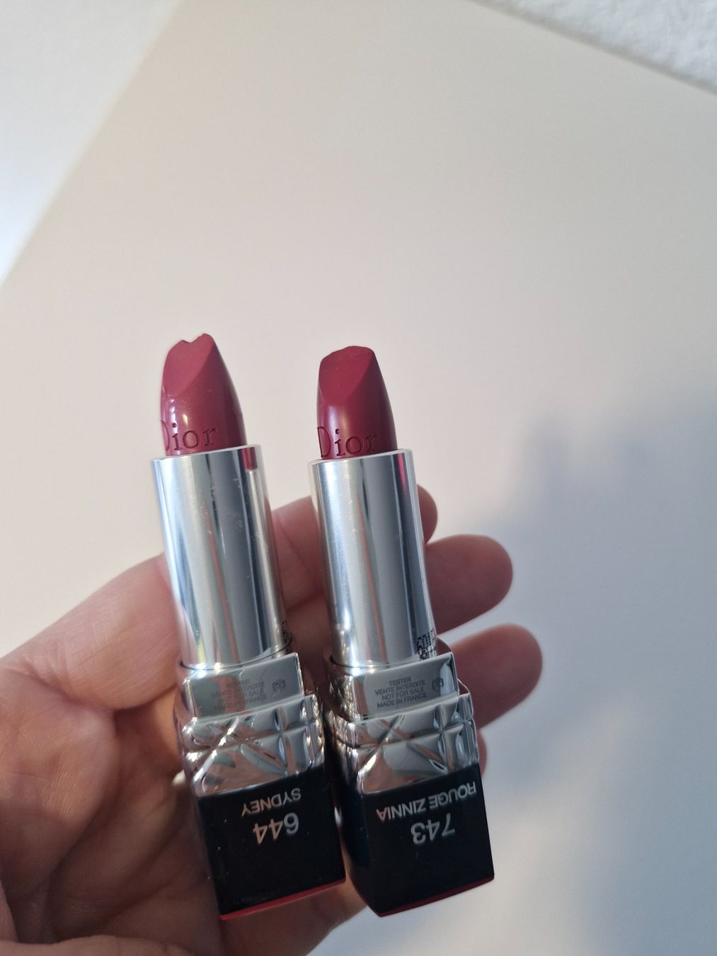 Dior Rouge Rote Lippenstifte - Duo 644 & 743 🩷 (Neu (gemäss ...