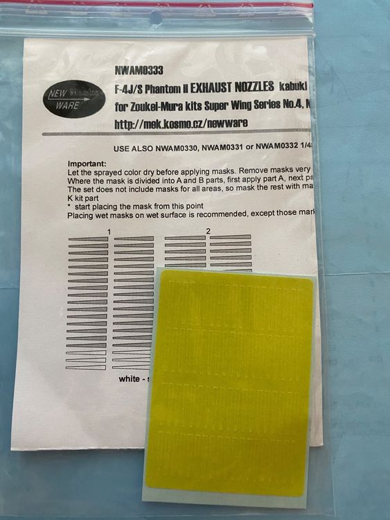 1/48 F-4J/S PHANTOM II EXHAUST NOZZLE MASK FÜR ZOUKEI MURA | Kaufen auf ...