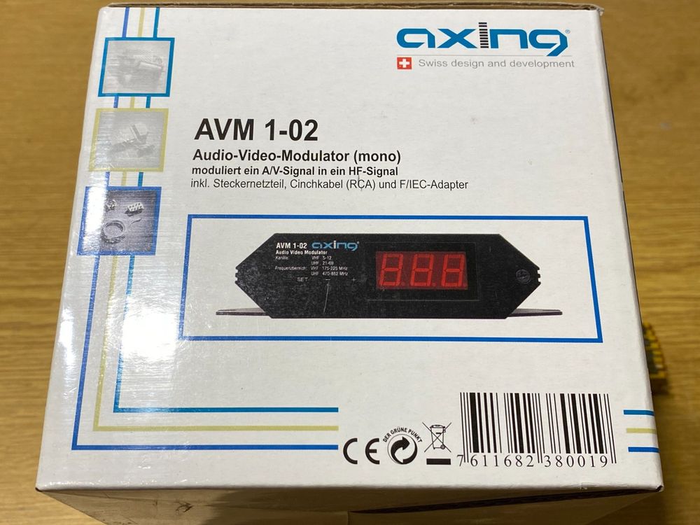 Axing Audio - Video Modulator AVM 1-02 (Neu (gemäss Beschreibung)) in Bremgarten AG für CHF 30 ...
