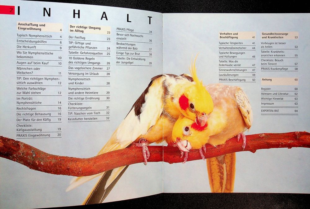 Thomas Haupt Nymphensittiche GU Tierratgeber | Kaufen auf Ricardo