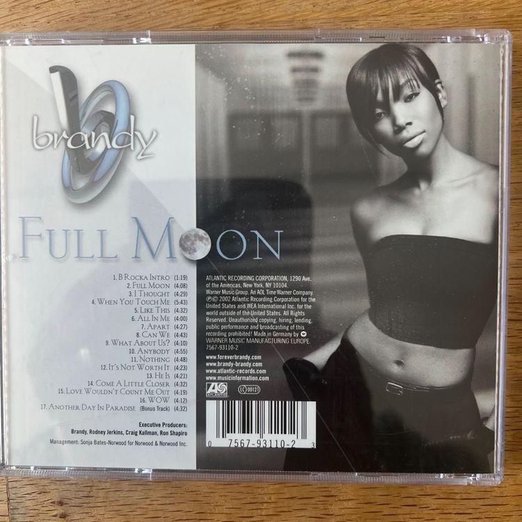 Brandy - Full Moon / CD - 1. EU-Press. 2002 (Gebraucht) in Gais für CHF ...