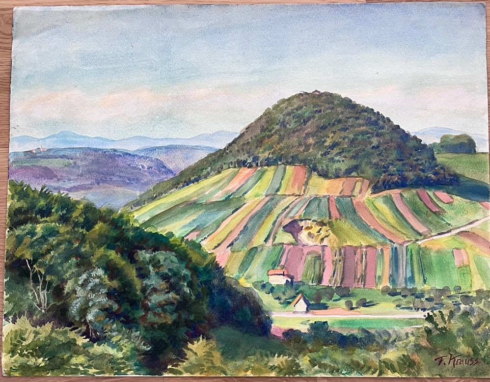 Franz Krauss Aquarell handsigniert | Kaufen auf Ricardo