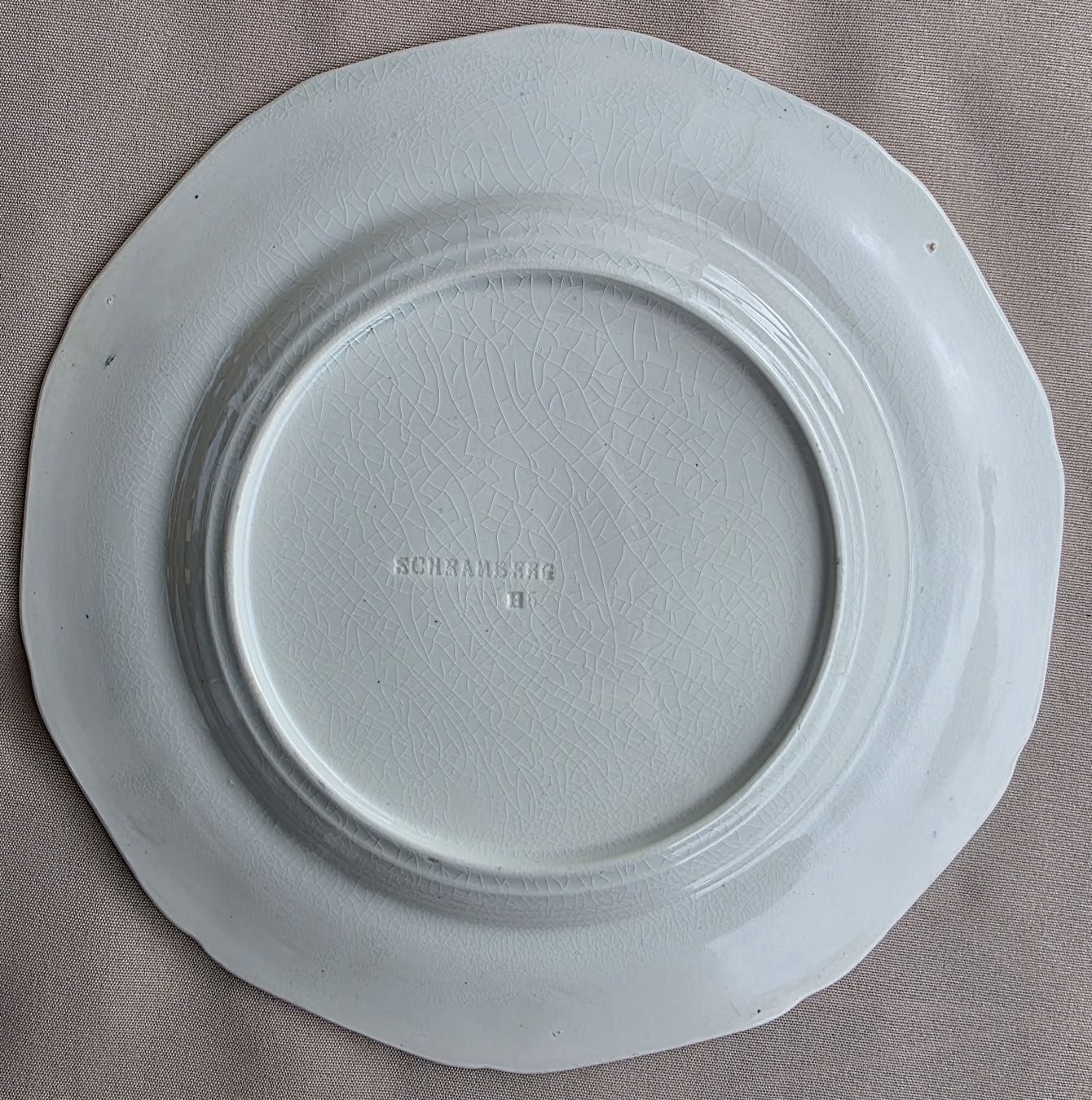 Rare Assiette de Collection Schramberg Vue de "SCHAFFHAUSEN" (Gebraucht ...
