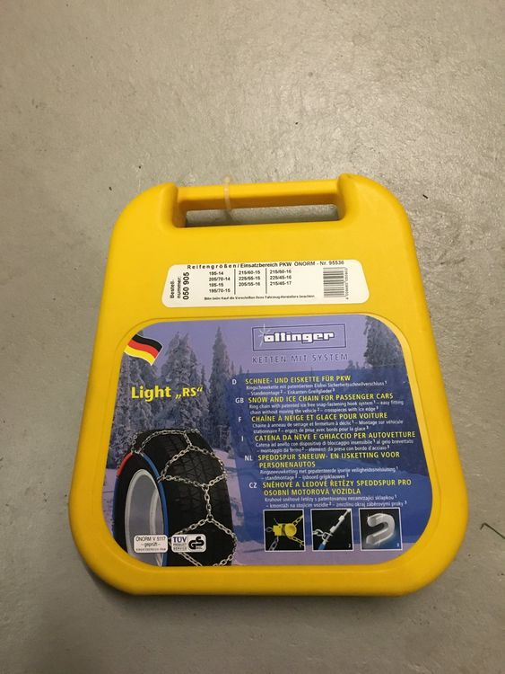 Schneeketten Neu - 14" bis 17" gem. Beschrieb (Neu und originalverpackt) in Volketswil für CHF ...