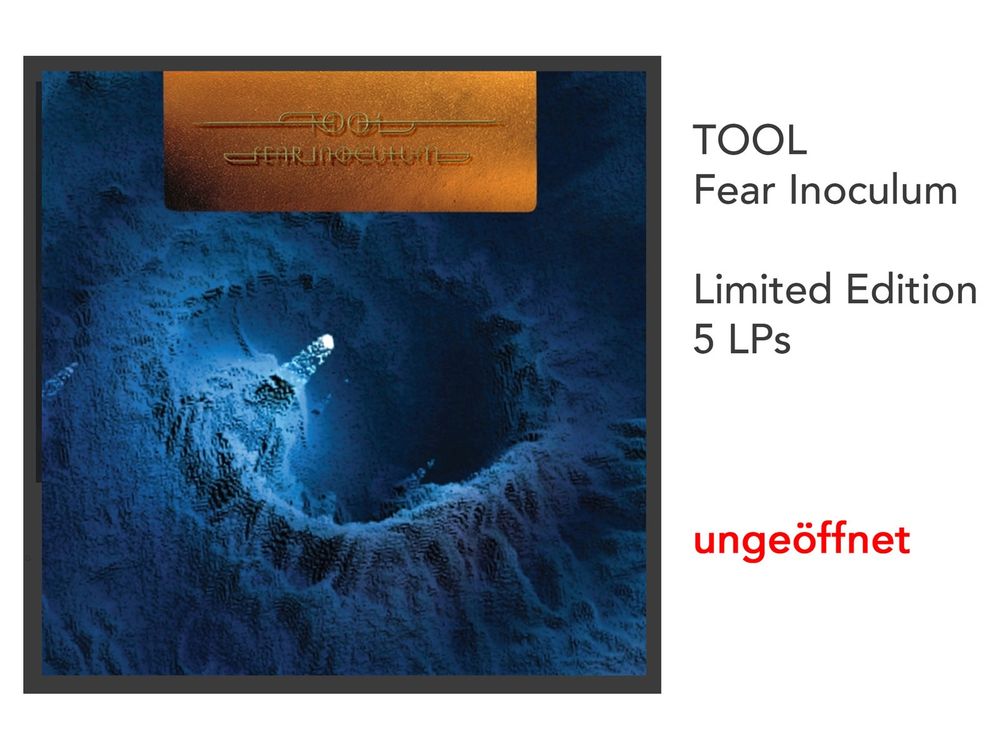 🟢 TOOL - Fear Inoculum (Limited Edition, 5 LPs (D'occasion) à Zürich ...