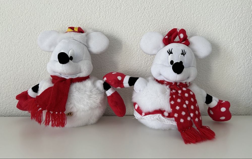 Duo de peluches Mickey et Minnie Noël Disney (Neuf (Voir description ...