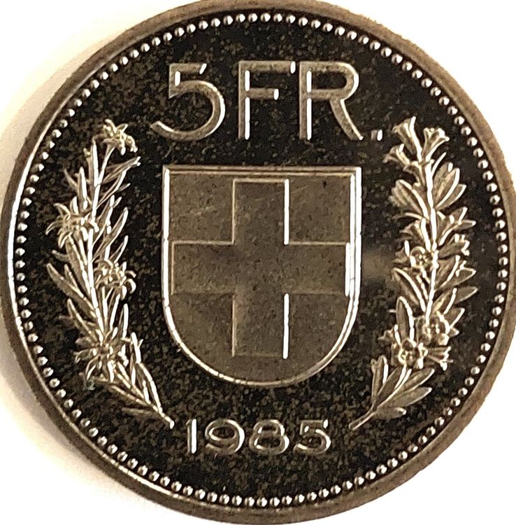 5 Franken 1985 stgl. | Kaufen auf Ricardo