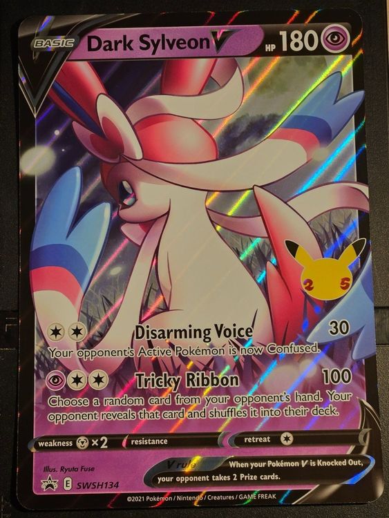 Dark Sylveon V (SWSH 134) - JUMBO - SWSH - US (Gebraucht) in Paudex für ...