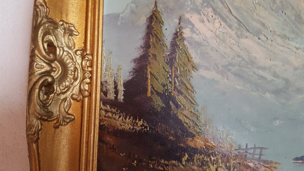 Landschaftsbild Oel auf Leinwand (Gebraucht) in Arlesheim für CHF 49 – nur Abholung auf Ricardo ...