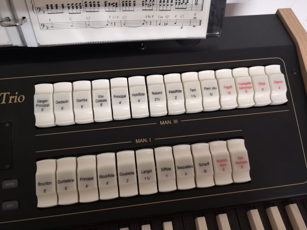 Orgel-Sakral-Keyboard Viscount Cantorum Trio (Neu (gemäss Beschreibung ...