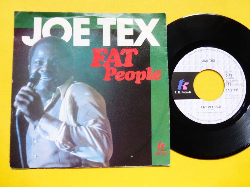 JOE TEX 7" FAT PEOPLE (Gebraucht) in Zürich für CHF 3 – mit Lieferung auf Ricardo kaufen