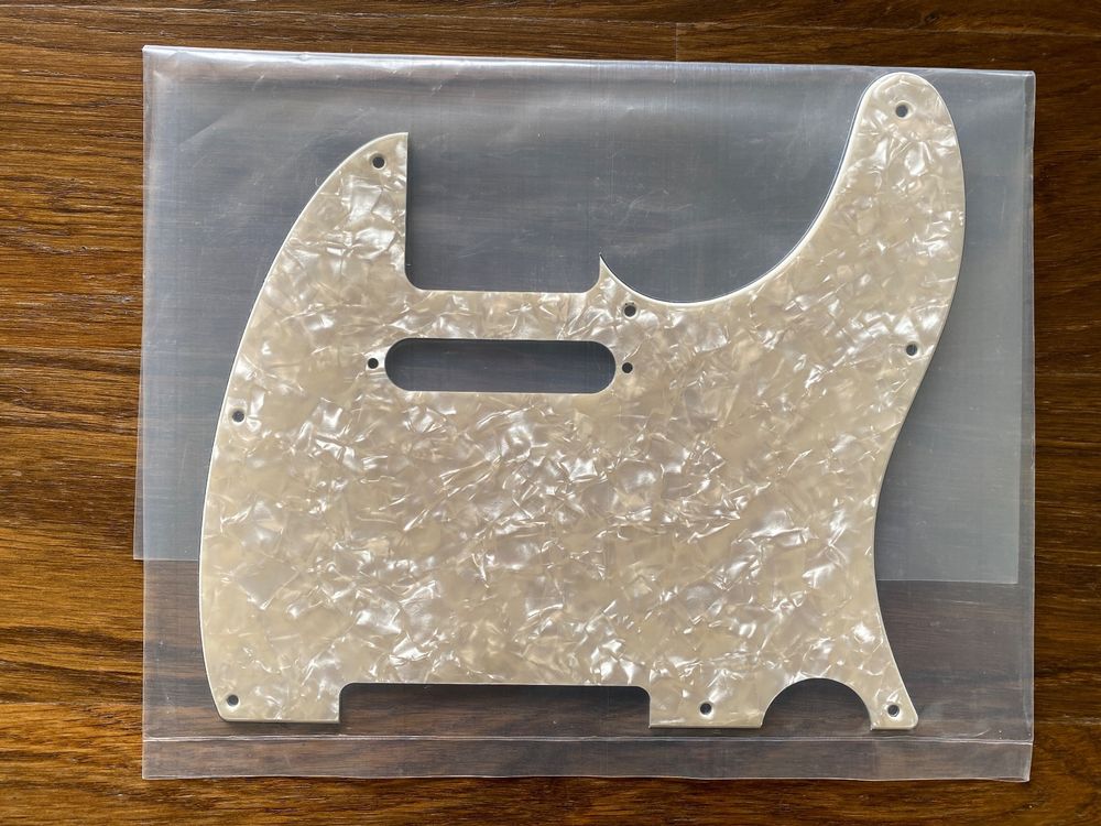 Orig. Fender Pickguard (aged white pearloid) für Telecaster (Gebraucht ...