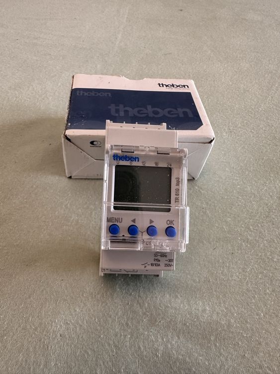 Theben Zeitschaltuhr TR 610 top3 neuwertig (Neu und originalverpackt ...