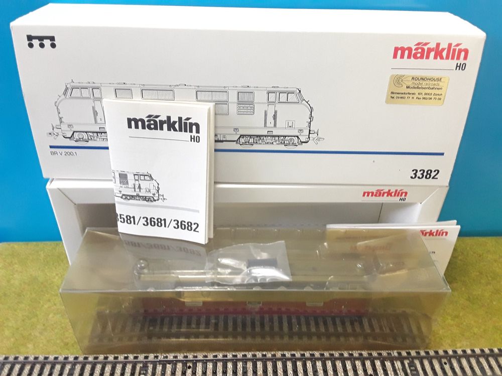 Märklin 3382 _ Diesel Lokomotive BR V 200.1 der DB _ Spur H0 (Gebraucht ...