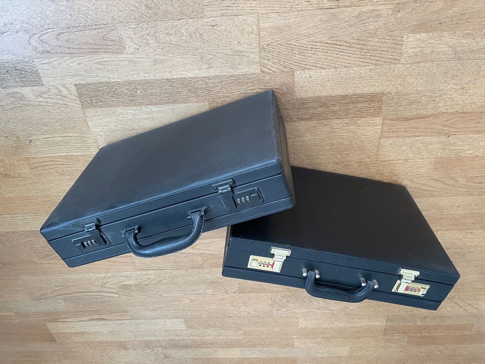 Zwei schöne schwarze Akten Koffer | Kaufen auf Ricardo
