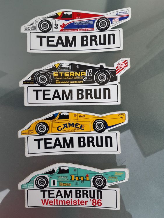 Walter Brun Porsche Sticker (Neu (gemäss Beschreibung)) in ...