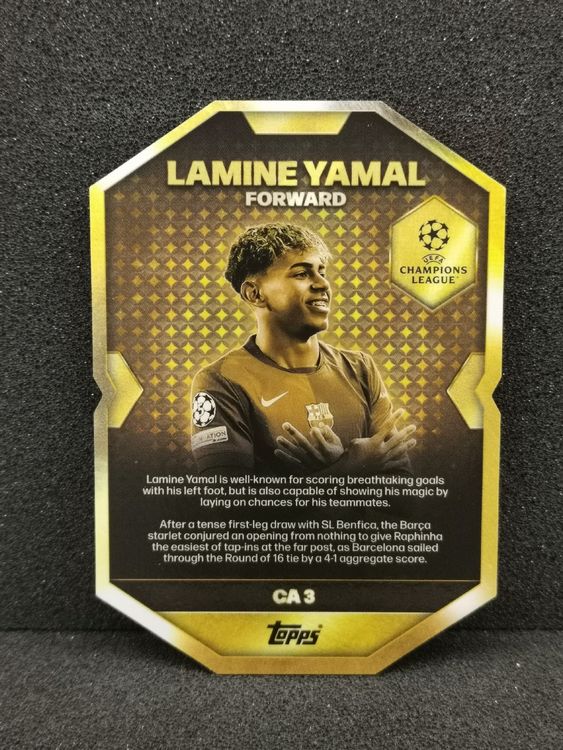 Match attax 2025 /26 Lamine Yamal Chrome Award Winner (Gebraucht) in ...