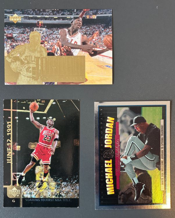 NBA Michael Jordan 1996 Upper Deck 3 Oversized Cards | Kaufen auf Ricardo