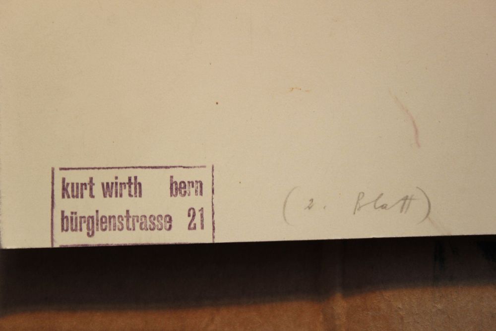 Kurt Wirth 1917-1996 Original Gemälde (D'occasion) à Basel pour CHF 66 – avec livraison ...
