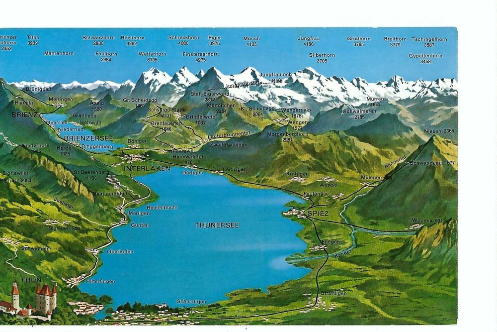Luxus Berner Oberland Karte Bilder