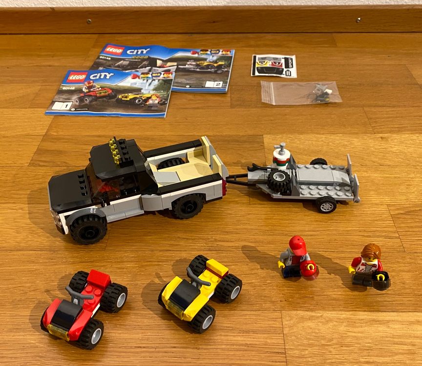 LEGO City 60148 ATV Race Team Pick-Up Anhänger Auto kpl. (Gebraucht) in ...