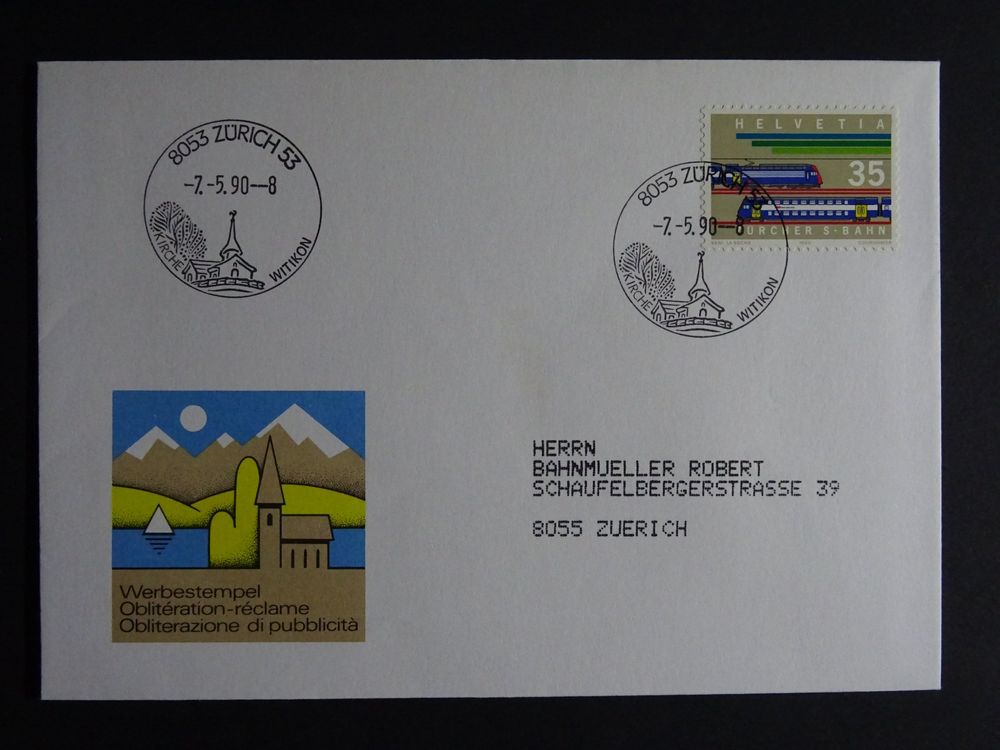 SCHWEIZ 1990, FDC Werbestempel (Gebraucht) in Haslen für CHF 0.35 – mit Lieferung auf Ricardo kaufen