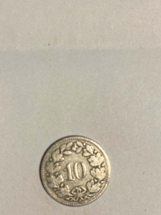 Antike Münze 10 Rp 1879 (Gebraucht) in Embrach für CHF 10 – mit Lieferung auf Ricardo kaufen