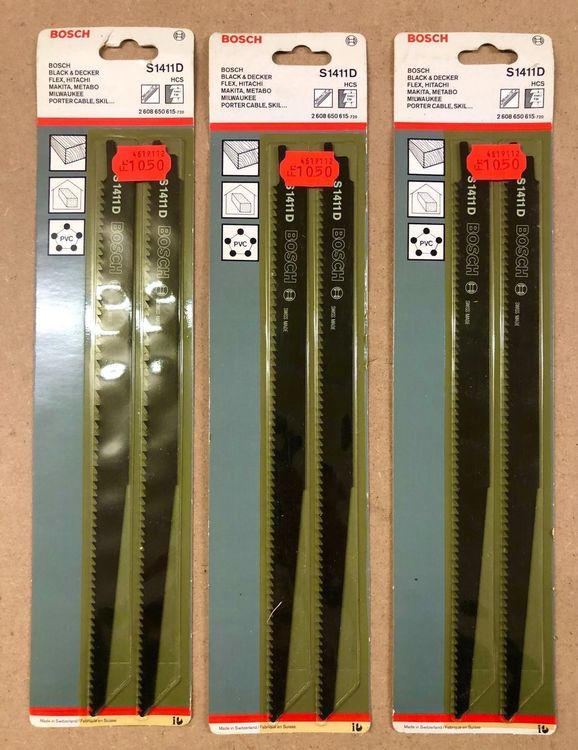 Stich-Säge Blätter zu Fuchsschwanz Bosch PFZ 550 PE (Neu (gemäss ...