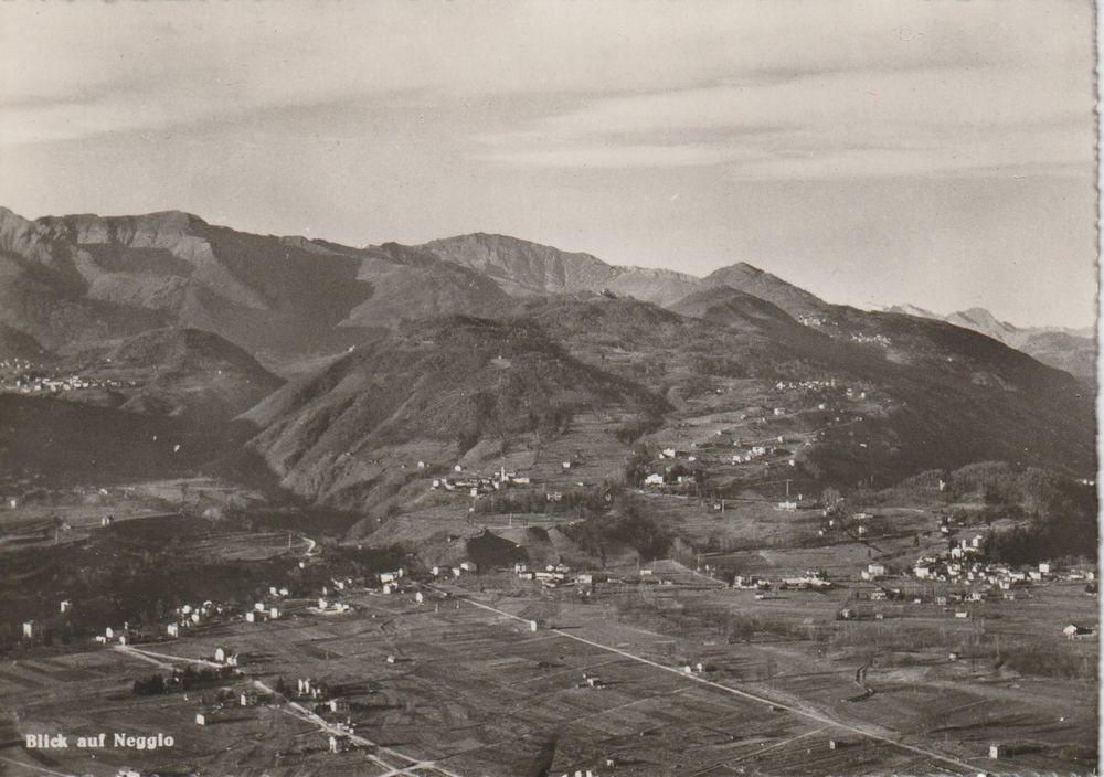 TI 71 Neggio, Flugaufnahme, ca. 1960 (Gebraucht) in Freienbach für CHF ...