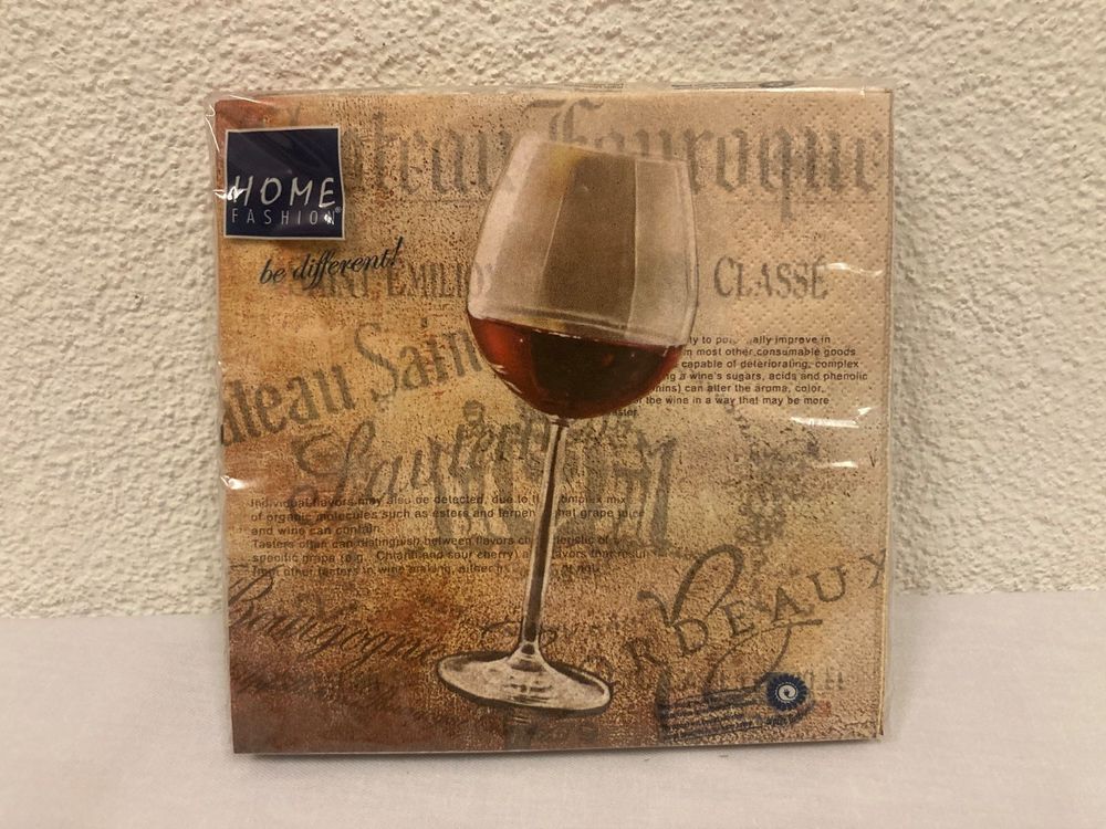 Servietten 20er Packung, 33x33 cm, 3-lagig, NO 37 (Neu und originalverpackt) in Neuenhof für CHF ...