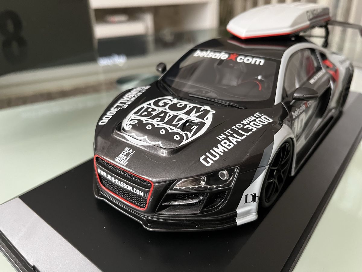 Audi R8 GT Spirit Jon Olsson Gumball 3000 1:18 - Limitée ! (Neuf avec ...