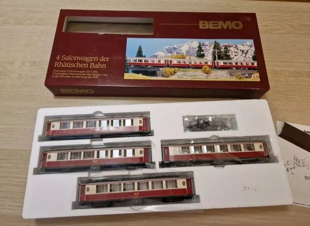 Bemo 7272 114 Set Salonwagen RhB H0m (Neu und originalverpackt) in St-Aubin-Sauges für CHF 189 ...