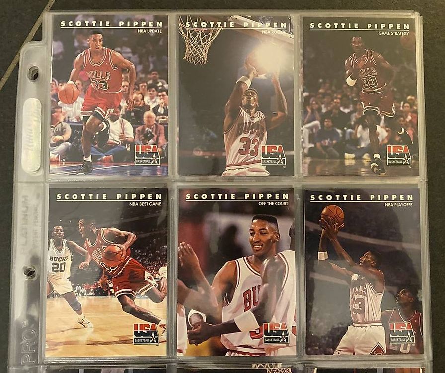 1992 NBA SKYBOX INT. 9 cards - SCOTTIE PIPPEN (Neu (gemäss Beschreibung ...