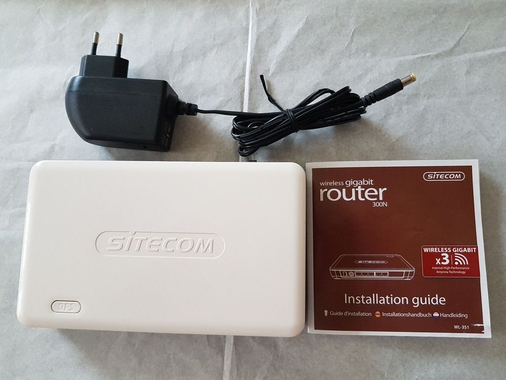 Router/Firewall SiteCom wireless gigabit 300n x3 WL-351 | Kaufen auf ...