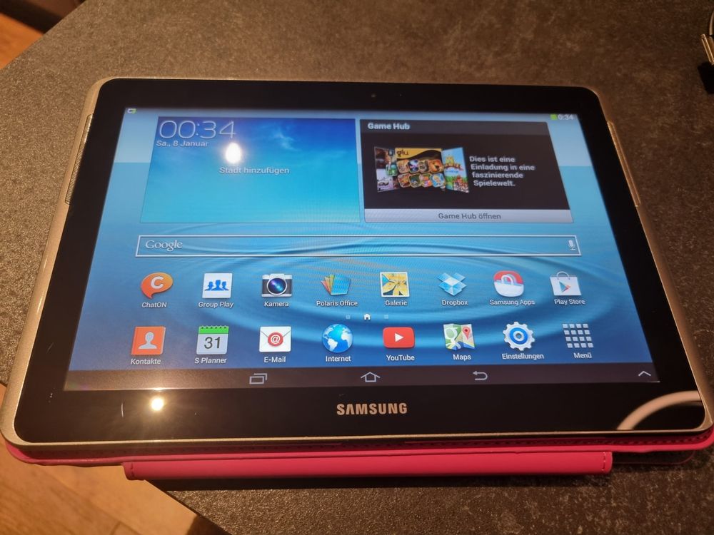 Samsung Galaxy Tab 2 (10.1) inkl. Schutzhülle und Ladekabel | Kaufen ...