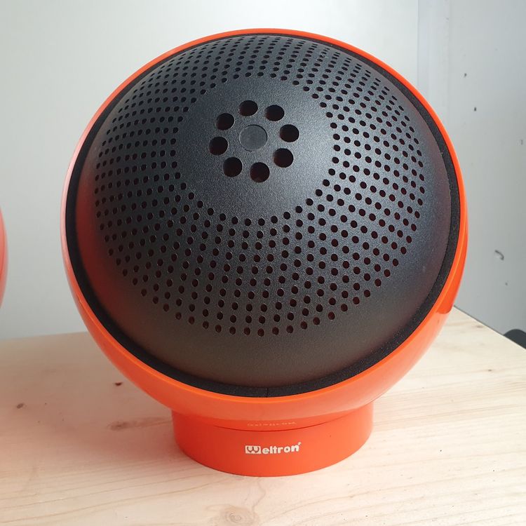 Weltron 2003 Space Ball Retro Lautsprecher Kugel Orange (Gebraucht) in ...