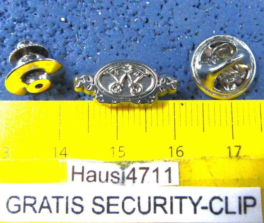RENAULT UR-ALT AUTO LOGO GEPRÄGT PIN MIT SECURITY-CLIP KLEIN (Gebraucht ...
