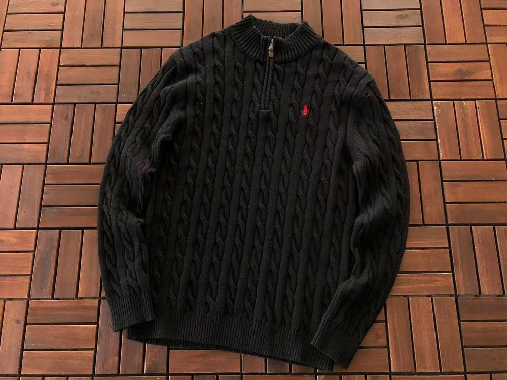 Polo Ralph Lauren Cable-Knit Quater-Zip Pullover (Gebraucht) in ...