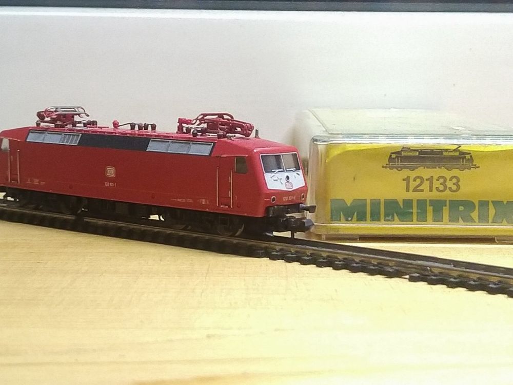 Minitrix N 12133, E-lok Br120 DB rot OVP (Gebraucht) in für CHF 47.35 ...