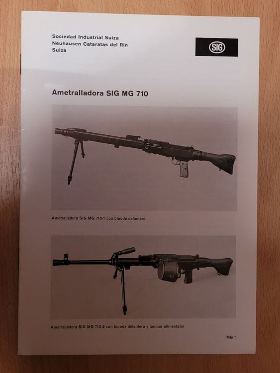 Règlement sur la mitrailleuse, Ametralladora Sig MG 710 | Kaufen auf ...