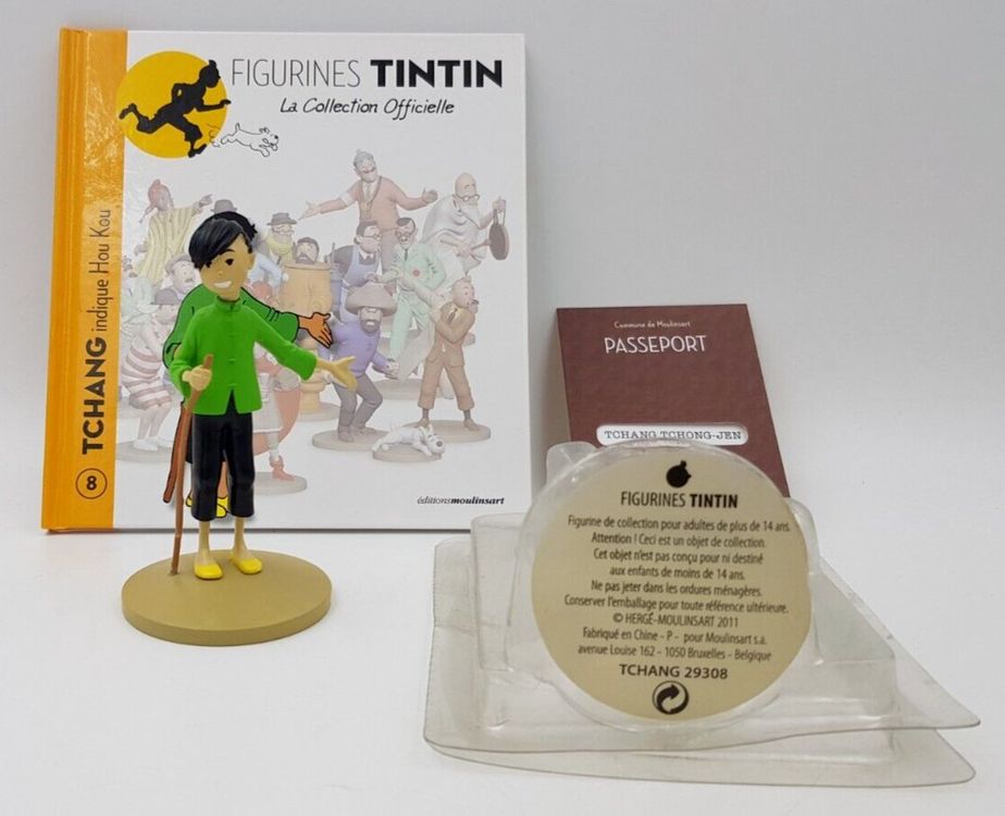 Figurine Tintin 8 - Tchang - Indique Hou Kou (Gebraucht) in St-Sulpice VD für CHF 20 – mit ...
