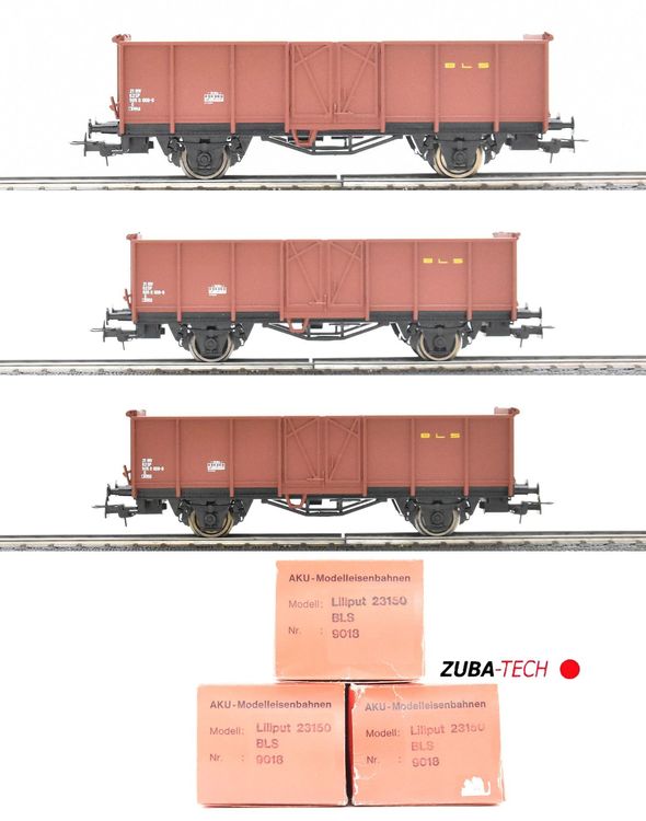 AKU 3x Hochbordwagen BLS H0 GS OVP (Gebraucht) in St. Gallen für CHF 35 ...