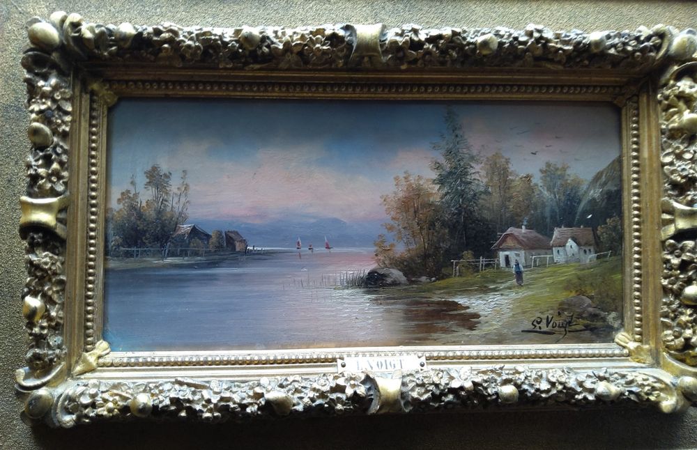 Originalbild Oel auf Holz Voigt L. (Gebraucht) in Visperterminen für ...