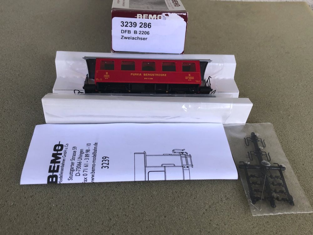 BEMO 3239 286 B 2206 DFB Zweiachser HOm | Kaufen auf Ricardo