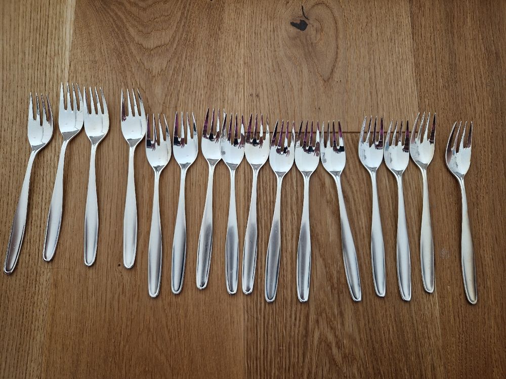 16 Gabeln Silberbesteck Kochberg 180 Hartglanz Vintage (Gebraucht) in Eschenbach SG für CHF 60 ...